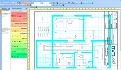 Programa para dibujar circuitos electricos: ProfiCAD - Revista de la Construcción Metro Obra